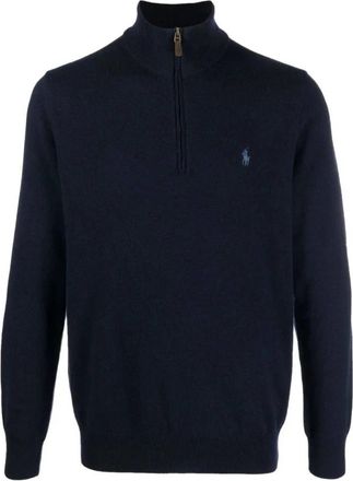 Polo Ralph Lauren Homme, Pulls, Bleu, Taille: M Ls Hz Pp Long Sleeve Pullover