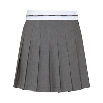 Hinnominate Hinnominate, Femme, Jupes, Gris, Taille: 36 FR Mini-jupe pliss&eacute;e
