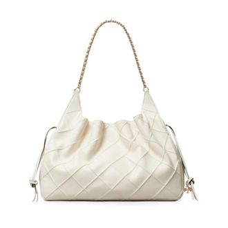 Tory Burch Fleming Gro&szlig;e Ledertasche - - Bags - Damen - Beige - ONE SIZE