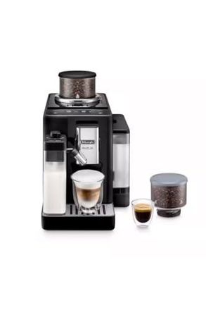 DeLonghi Rivelia EXAM440.55.B Kaffeevollautomat mit LatteCrema Milchsystem, Wechselbarer Bohnenbeh&auml;lter, 16 Kaffee- & Milchgetr&auml;nke auf Knopfdruck, Extra-Shot-