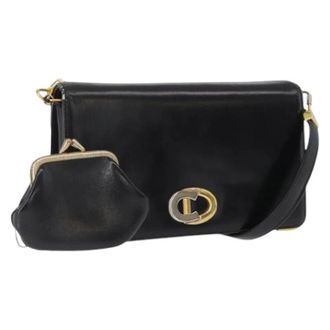 Dior Sac &agrave; bandouli&egrave;re Vintage Pre-owned - Femme - Pre-owned - Noir - Taille: ONE Size