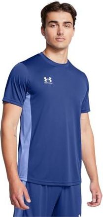 Under Armour Challenger III T-Shirt dentraînement à Manches Courtes léger pour Homme, Bleu technologique, XL