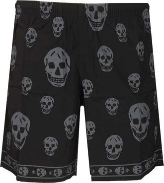 Alexander McQueen Short De Bain - Noir