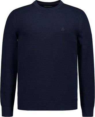 Marc O'Polo Herren Pullover blau unifarben