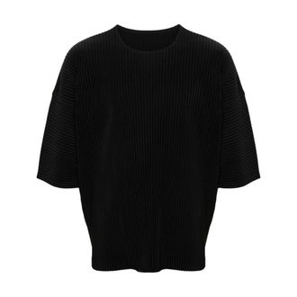 Issey Miyake Herren, Oberteile, Schwarzk, LGr&ouml;&szlig;e