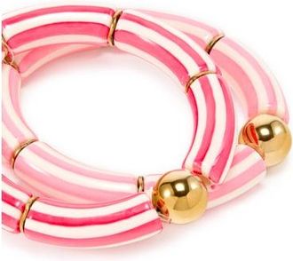 Au Printemps Paris Lot de 2 bracelets &agrave; rayures