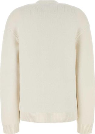 Fendi White Exterior: Cashmere Nylon Maglieria Sweater