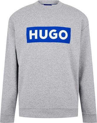 HUGO BOSS Hugo - Niero Sweatshirt f&uuml;r Herren, Rundhalsausschnitt (Grau meliert)