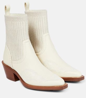 Chlo&eacute; Chlo&eacute; Bottines Nellie en cuir