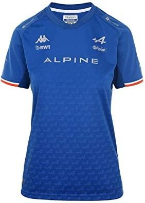 Kappa T-Shirt Femme Kombat Fernando Alonso BWT Alpine F1 Team Officiel Formule 1 (XS)