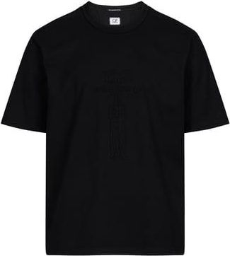 C.P. Company T-shirt &agrave; logo brod&eacute; en coton