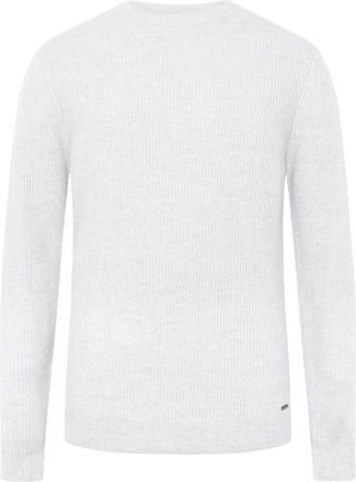 Roy Robson Rundhalspullover aus einem Woll-Mix in Glattstrick in