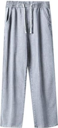 Generic Jean Homme Regular Pantalon Jeans Jeans Homme D&eacute;contract&eacute;s avec Coupe Droite et Taille &Eacute;lastique pour Un Confort Optimal et Un Style Urbain