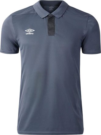 Umbro Premier Poloshirt f&uuml;r Herren Polyester-Baumwollmischgewebe (Grau)