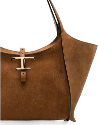 Tod's T Timeless Tote Bag - Brown