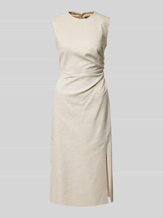 HUGO BOSS Midikleid mit seitlicher Raffung Modell Dianah
