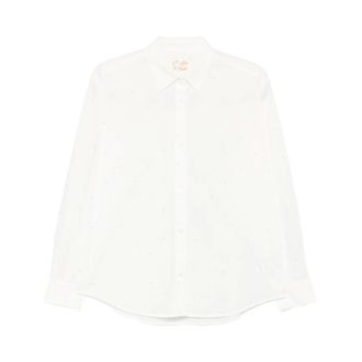 MC2 Saint Barth Femme, Blouses et Chemises, Blanc, Taille: 42 FR Casual Chemises