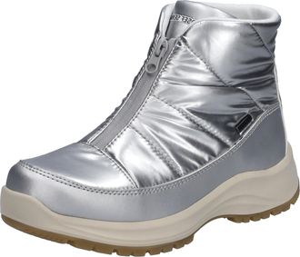 Josef Seibel Damen Winterstiefel Colorado 55,Weite G (Normal),Wechselfu&szlig;bett,wasserdicht,Winterschuhe,uebergangsstiefel,Silber,37 EU