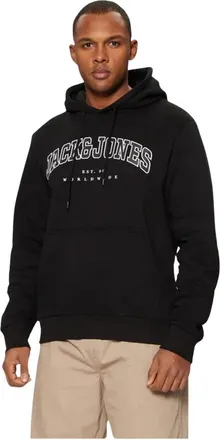 Jack & Jones Sweat &agrave; capuche universitaire - Homme - Sweatshirts et sweats &agrave; capuche - Noir - Taille: L