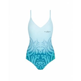 John Richmond Einteiler mit Farbverlauf-Grafikprint - - Swimwear - Damen - Blau - XS