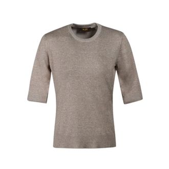 Moorer Femme, Pulls, Beige, Taille: 32 FR Arlette-Flx