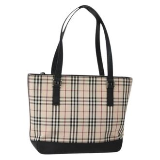 Burberry Sac cabas vintage Pre-owned - Femme - Pre-owned - Beige - Taille: ONE Size