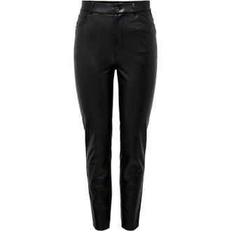 Only Female Kunstlederhosen ONLEMILY Normal geschnitten Kunstlederhosen