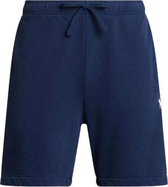 Polo Ralph Lauren Homme, Shorts, Bleu, Taille: L Loopback Drawstring Shorts