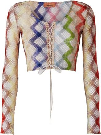 Missoni Femme, Tops, Multicolore, Taille: 38 FR Crop Top