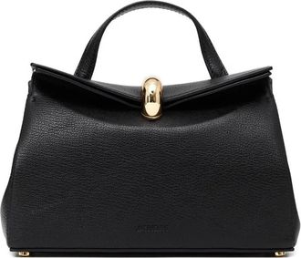 Jacquemus The Small Val&eacute;rie Tote Bag aus strukturiertem Leder - Schwarz