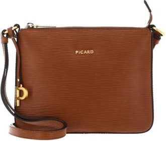 Picard sac &agrave; &eacute;paule bandouli&egrave;re Calais Crossbody Bag Cognac marron clair