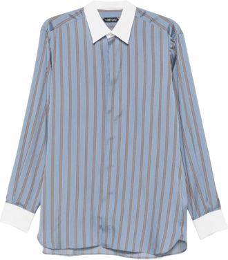Tom Ford Homme, Chemises, Bleu, Taille: M Shirt Tom Ford