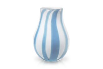 Broste Copenhagen Broste copenhagen Vase Ada Stripe Plein Air Light Blue