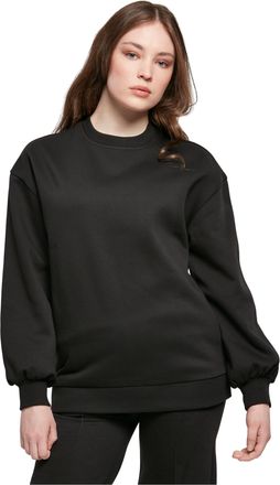 Urban Classics Damen Sweatshirt Ladies Organic Oversized Crew Black S