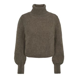 Americandreams Americandreams, Femme, Pulls, Brun, Taille: 44 FR Piro Rollneck Long Sleeves