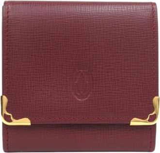 Cartier unisex, Pre-owned, Rouge, Taille: ONE Size Portefeuille Vintage Pre-owned