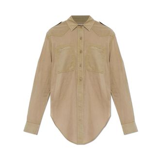 Isabel Marant Pocket Shirt - - Blouses & Shirts - Damen - Beige - M