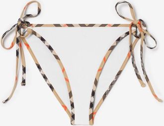 Burberry Bas de bikini avec Check, Size: XS