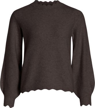 Vila Vinikolina O-Neck L/S Knit Top - Noos