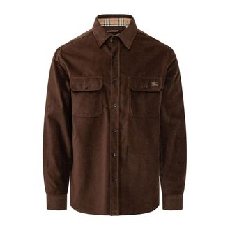 Burberry Langarmhemd - - Shirts - Herren - Braun - M