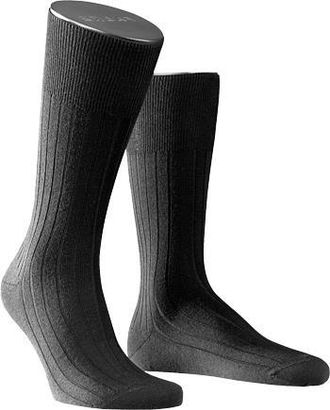 Falke Herren Socke grau Schur-Wolle unifarben