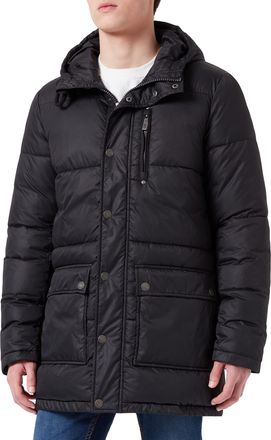 Mymo Mo Mens 14315267 Parka, Schwarz, M