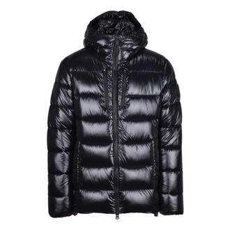 Save The Duck Homme, Vestes, Noir, Taille: XL Veste Rembourrée Nylon Luck 19 Fermeture Éclair