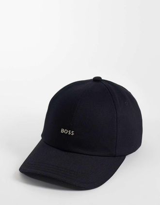 HUGO BOSS BOSS Red - Casquette &agrave; logo dor&eacute; - Noir