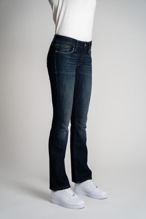 Mavi Damen Bella MID-Rise Jeans, Rinse Miami Street, Mid-Rise, Slim Bootcut, 33W 38L