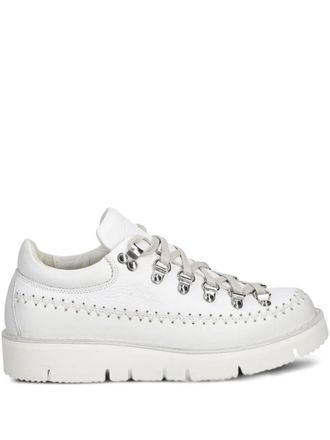 Fracap baskets Magnifico en cuir à lacets - Blanc