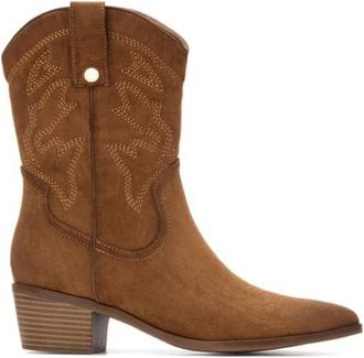 Xti Bottes de cowboy Femme Camel - Chaussures confortables et polyvalentes - Mode décontractée - Modèle 14430702 (Taille37)