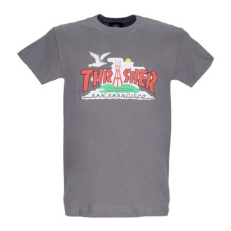 Thrasher Stadt Anthrazitgrau Herren T-Shirt - - Tops - Herren - Grau - M
