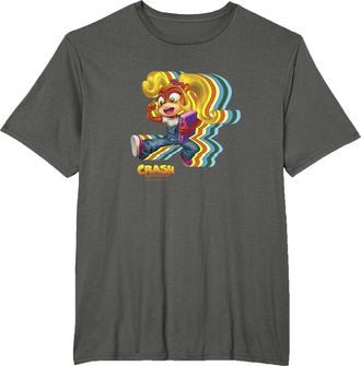 Crash Bandicoot Vintage Coco Bandicoot Vintage Action Glitch T-Shirt
