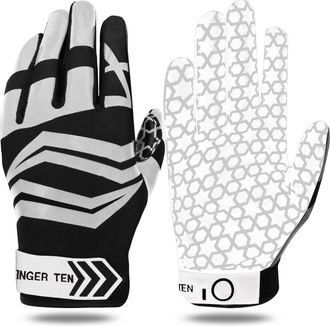 Generic XJBTBA American-Football-Handschuhe f&uuml;r M&auml;nner und Frauen, Ultra-klebrige, klebrige, rutschfeste Handfl&auml;che, Sport-Receiver-Handschuhe, Rugby-Handschu